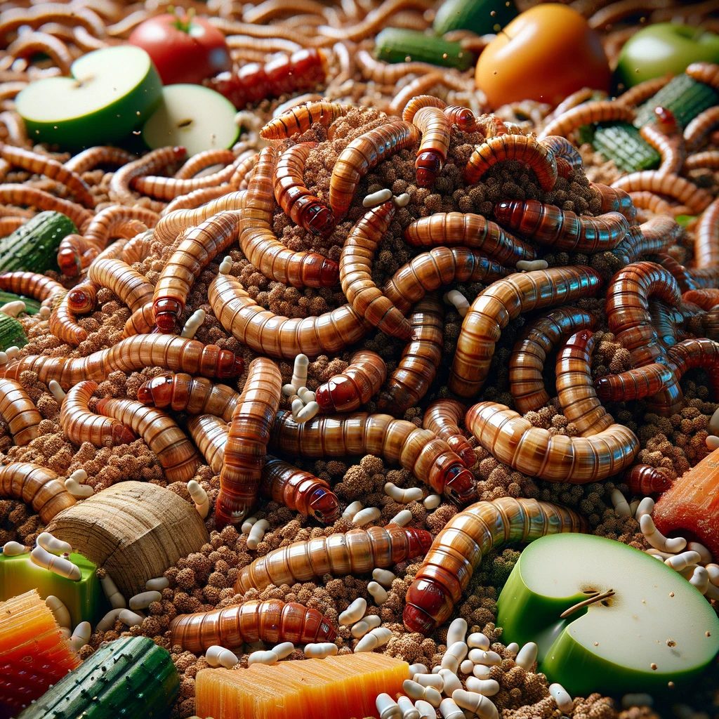 Mealworm Larvae (Live) – HippieTaoist Worm Farm